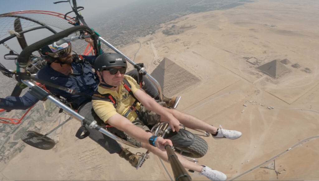 Paragliding Egypt – Pyramids of Giza | Book Online
