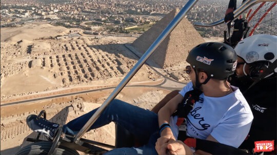Paragliding Egypt – Pyramids of Giza | Book Online